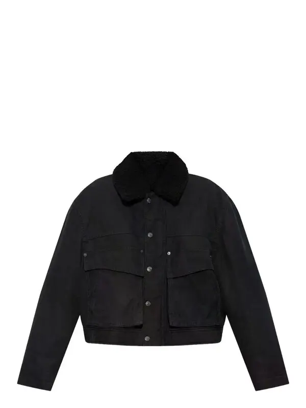 Dsquared2 Flap-pocket Sherpa-collar Jacket - 900 Black