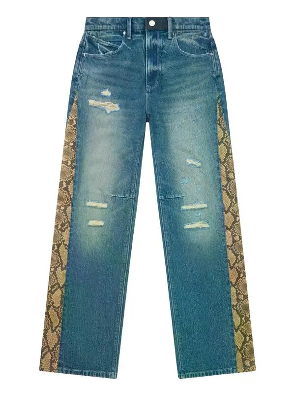 RtA Zed Straight-leg Jeans - Blue