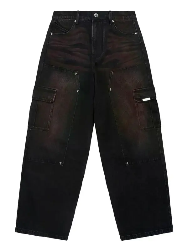 RtA Ryan Wide-leg Jeans - Black