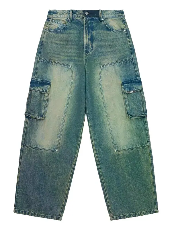 RtA Ryan Wide-leg Jeans - Blue