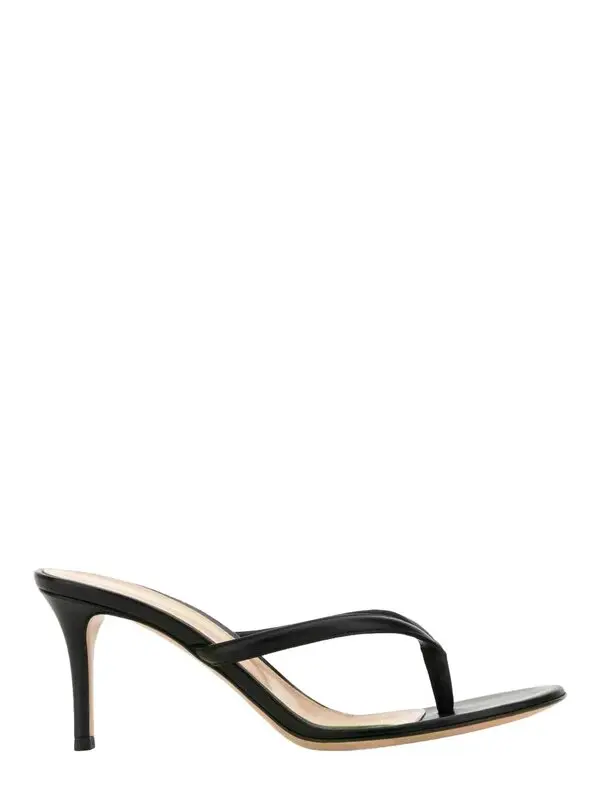 GIANVITO ROSSI 70mm Calypso Leather Sandals - Black