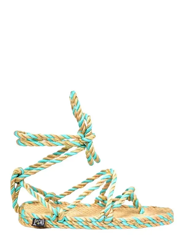 NOMADIC STATE OF MIND Rope Tie Sandals - Neutrals