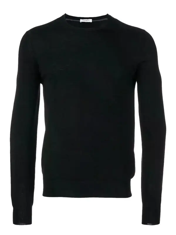PAOLO PECORA Crew Neck Sweater - Black