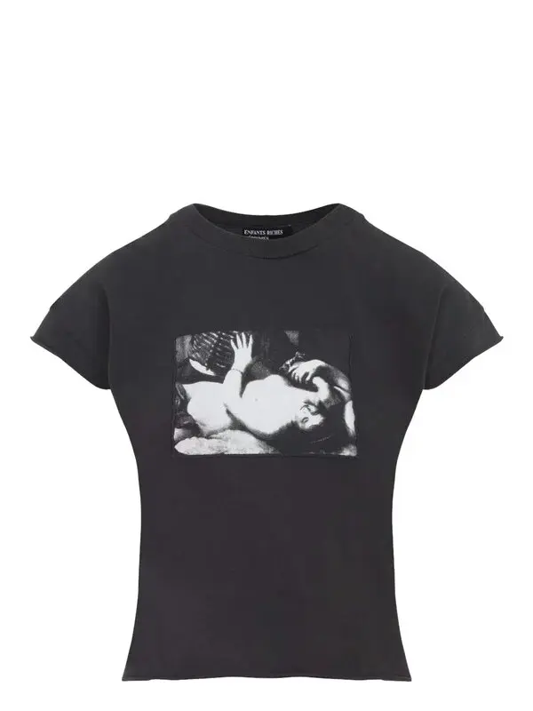Enfants Riches Déprimés Graphic-print Cotton T-shirt - Black