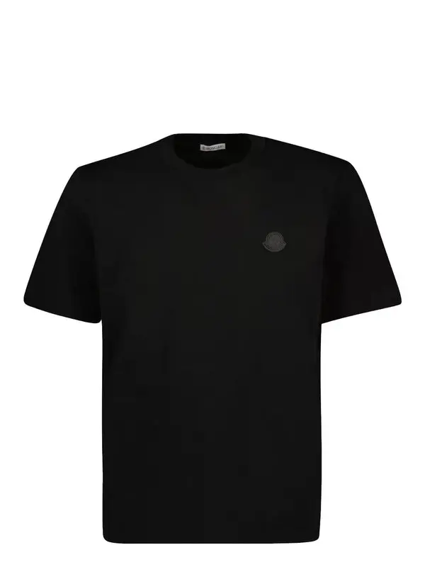 Moncler Logo-appliqué T-shirt - Black