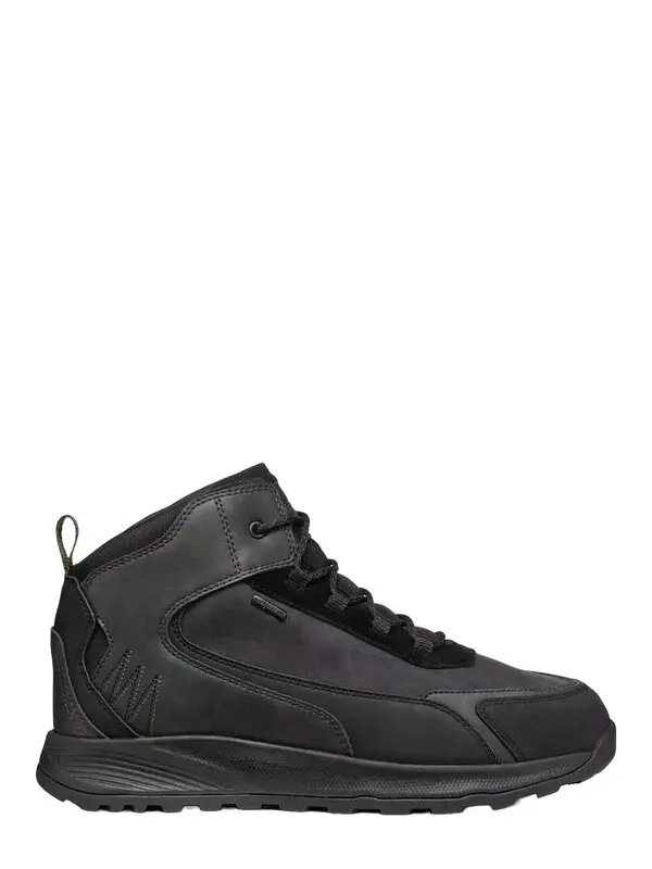 Geox Terrestre B Leather Sneakers - Black