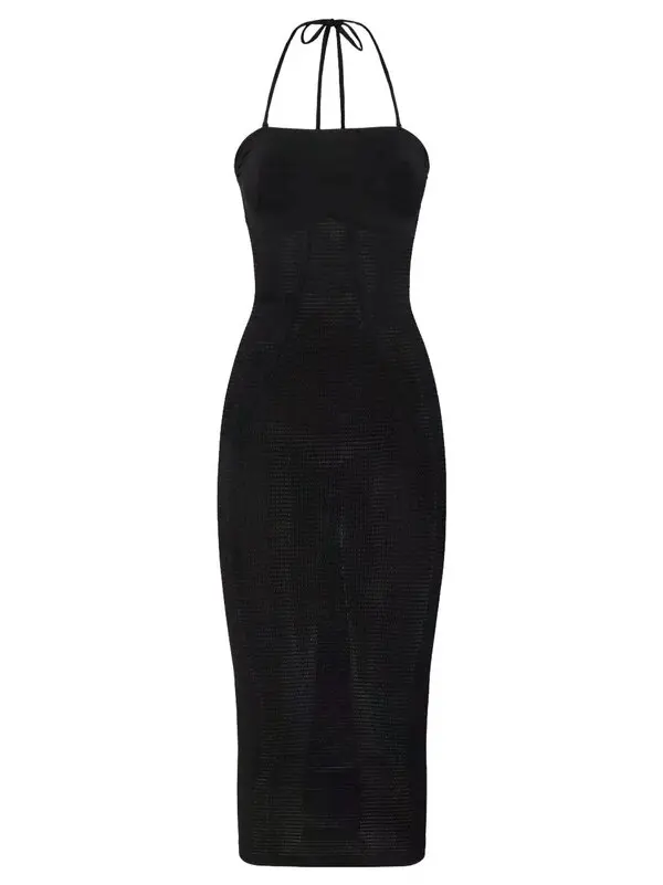 Wolford Halterneck Midi Dress - Black