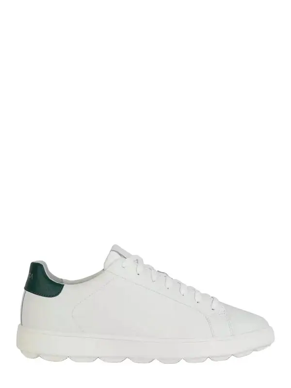Geox Spherica™ Ecub-1 Leather-upper Sneakers - White