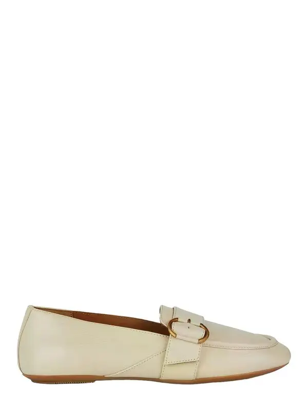 Geox Palmaria Buckle-detail Loafers - Neutrals