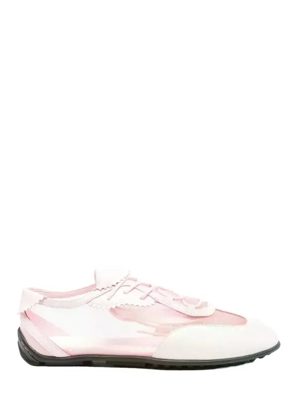 Stine Goya Lace-up Mesh Sneakers - Pink
