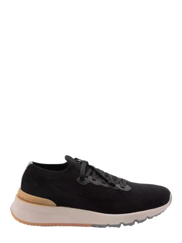 Brunello Cucinelli Lace-up Sneakers - Black