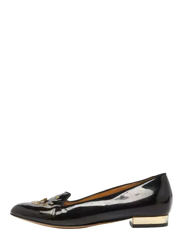 CHARLOTTE OLYMPIA Patent Leather Pumps - Black
