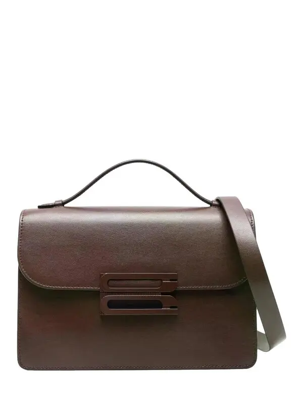Victoria Beckham Dorian Leather Shoulder Bag - Brown