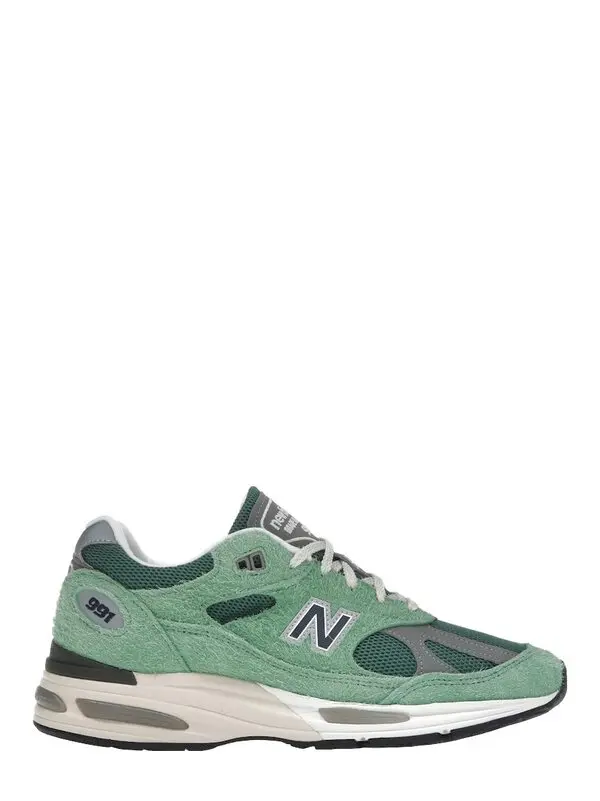 NEW BALANCE 991v2 Miuk Sneakers - Mineral Green/comfrey/moon Mist