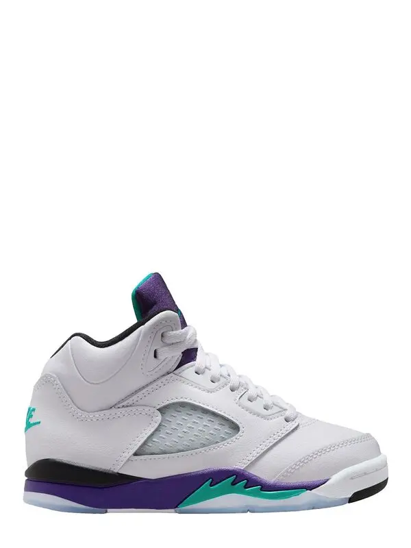 JORDAN 5 Retro Grape 2025 Ps - White/grape Ice/new Emerald