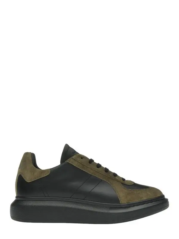 Alexander McQueen Oversized Retroin Sneakers - Black/mud