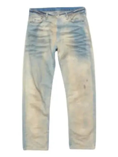 Acne Studios 1999 Loose Fit Jeans - White/black/better Scarelet Red
