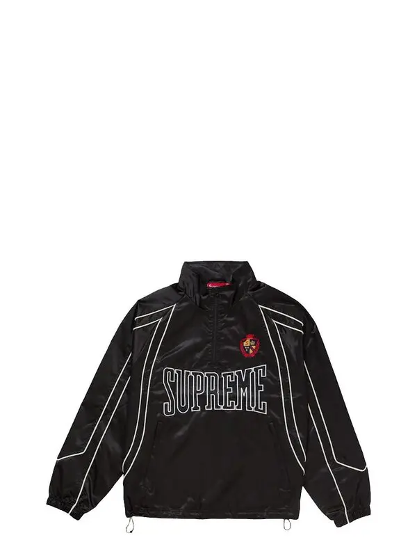 Supreme Satin Piping Pullover - Black