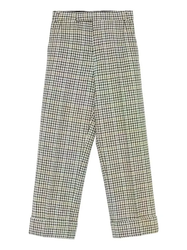 Thom Browne Gunclub-check Tweed Trousers - Neutrals