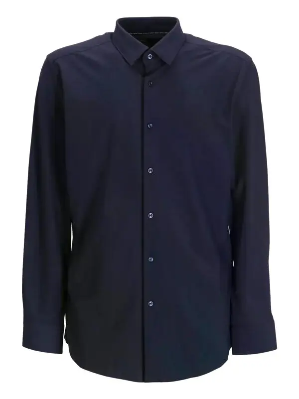 BOSS Long-sleeves Button-up Shirt - Blue