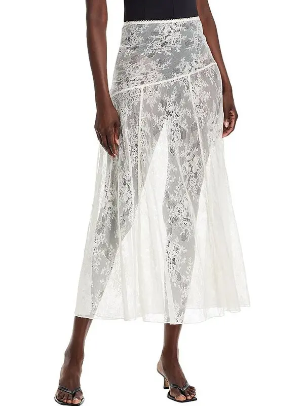 Steve Madden Veera Flowy Maxi Skirt - Antique