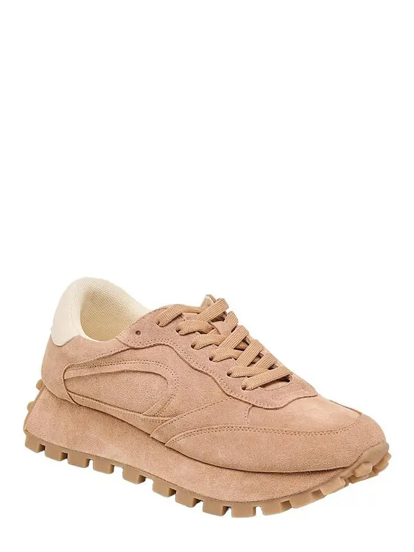 Dolce Vita Tricia Sneakers - Light Taupe Suede