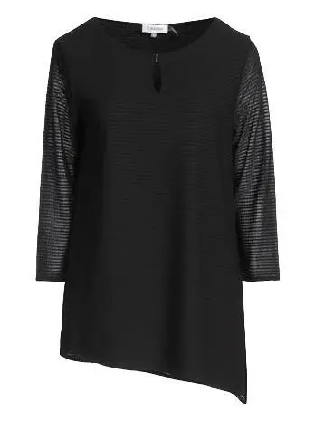 Calvin Klein Top In Polyester And Elastane - Black