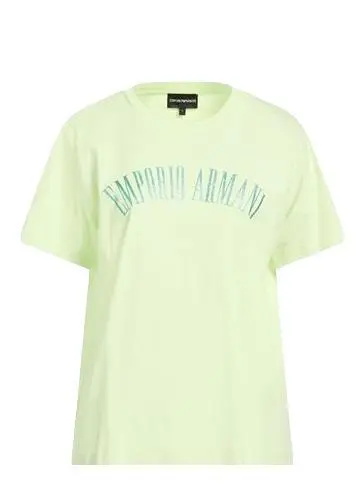 Emporio Armani Logo-print Cotton T-shirt - Green