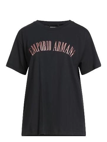 Emporio Armani Logo-print Cotton T-shirt - Navy