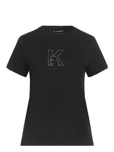 Karl Lagerfeld Cotton Jersey T-shirt - Black