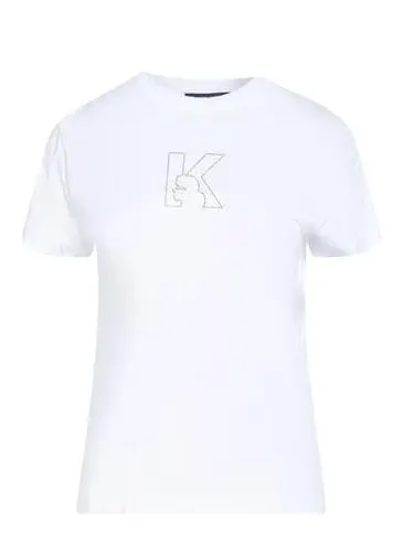Karl Lagerfeld Cotton Jersey T-shirt - White