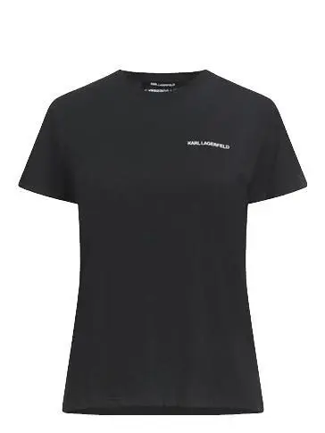 Karl Lagerfeld T-shirt Organic Cotton - Black
