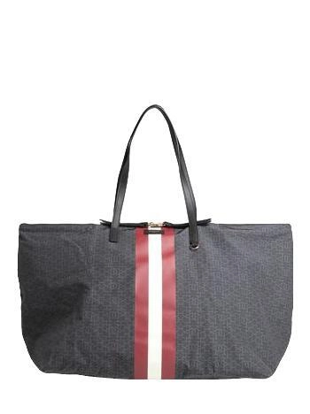 Bally Logo-print Nylon Shopper Bag - Charcoal
