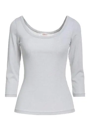 KONTATTO Knitted Lamé Top - Grey