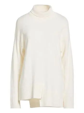 Alpha Studio Turtleneck Knit Top - White