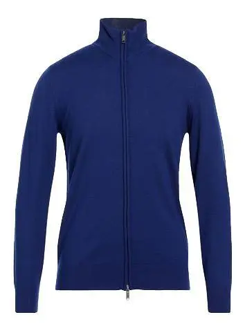 Iceberg Wool Zip Up Cardigan - Blue
