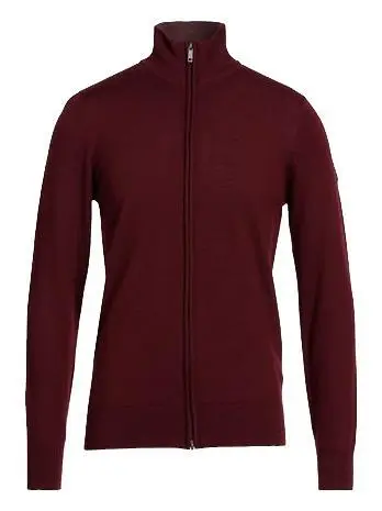 Iceberg Wool Zip Up Cardigan - Red