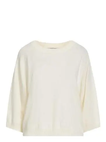 Max & Moi Cashmere Crewneck Sweater - White