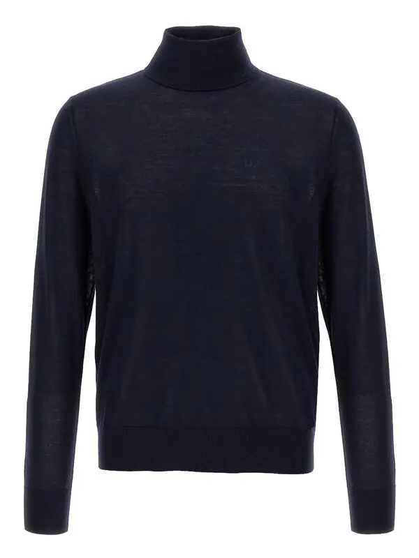 Dsquared2 Turtleneck Sweater - Blue