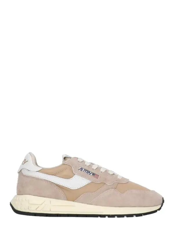 AUTRY Suede & Leather Sneakers - Pink
