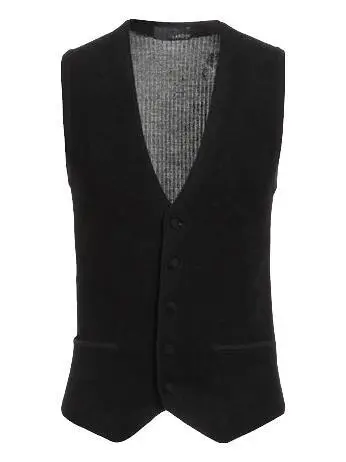 LARDINI Tailored Vest - Black