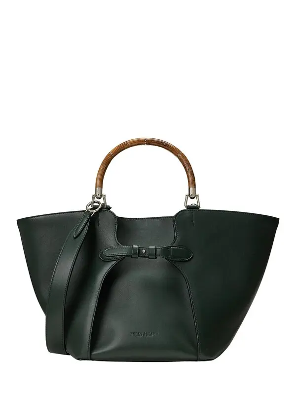 Ralph Lauren The Leather Tote - Green
