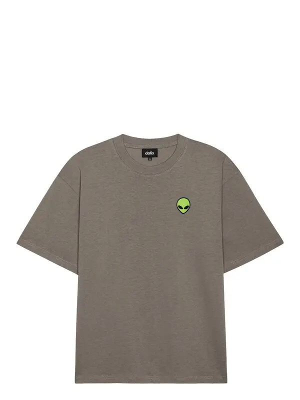 DALIX Alien Heavyweight Relaxed Tee - Latte