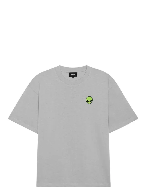 DALIX Alien Heavyweight Relaxed Tee - Stone