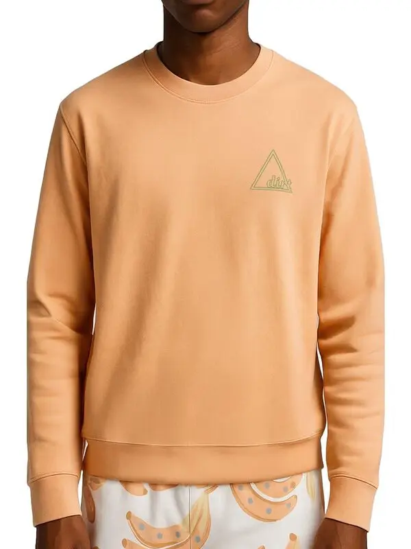D.RT Cotton Sweatshirt - Peach