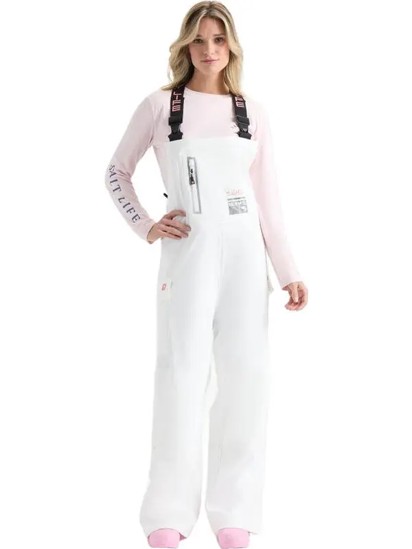 SALT LIFE Storm Front Fishing Jumpsuit - White