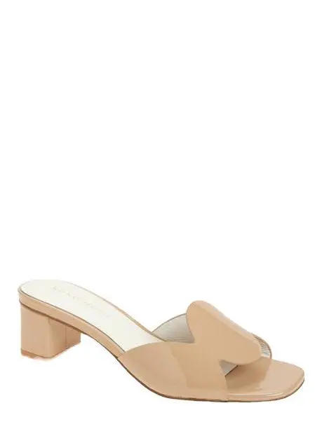 KOKO + PALENKI Orbit Slide Sandal - Beige Patent