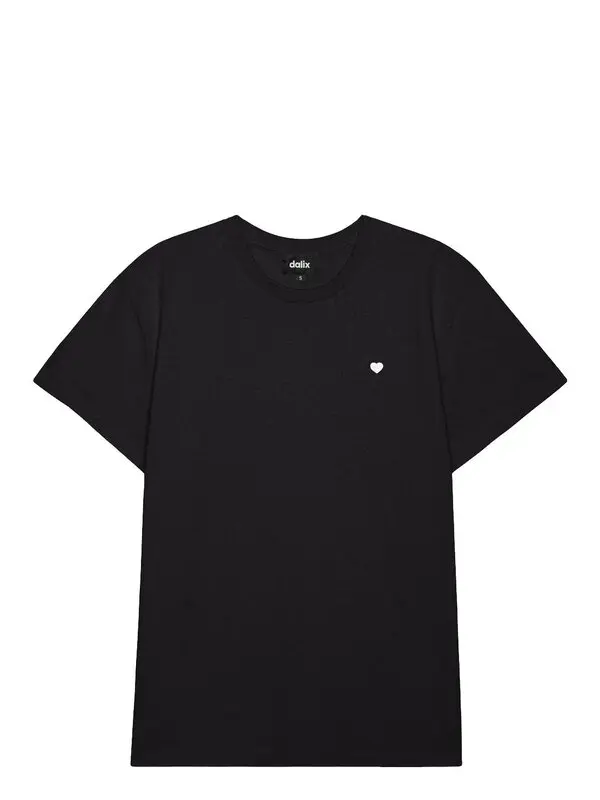 DALIX Heart Everyday Tee - Black