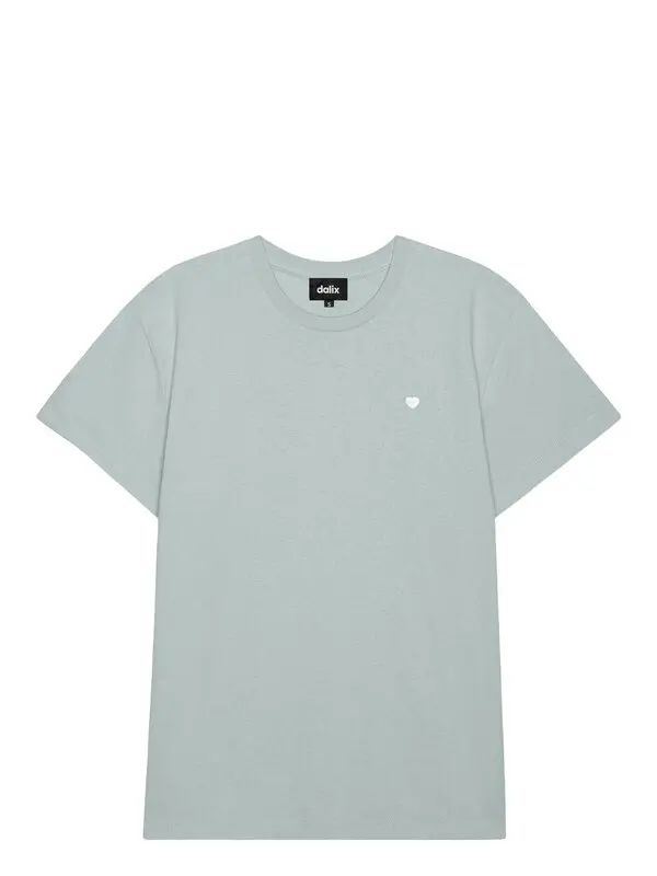 DALIX Heart Everyday Tee - Seafoam