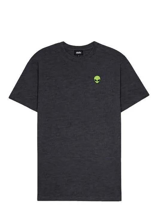 DALIX Alien Heavyweight Soft Tee - Charcoal Htr